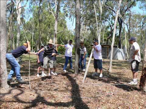 low ropes – Action Challenge Mackay